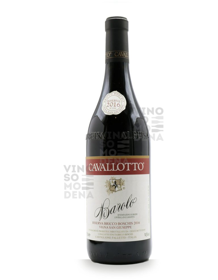 CAVALLOTTO BAROLO RISERVA BRICCO BOSCHIS 2016 VIGNA SAN GIUSEPPE ...